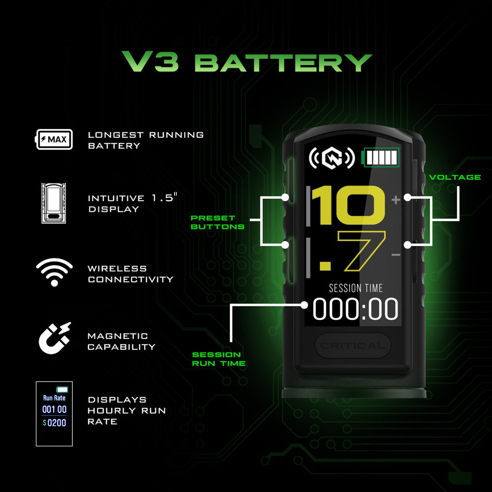 Critical V3 Connect Battery | High Quality Supplies for Tattoo Artists ...