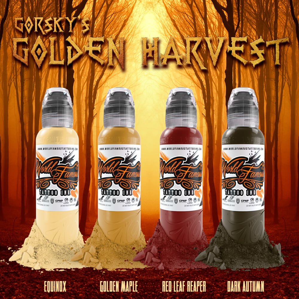 WF Damian Gorski Golden Harvest Set — Higher Level Tattoo Supply