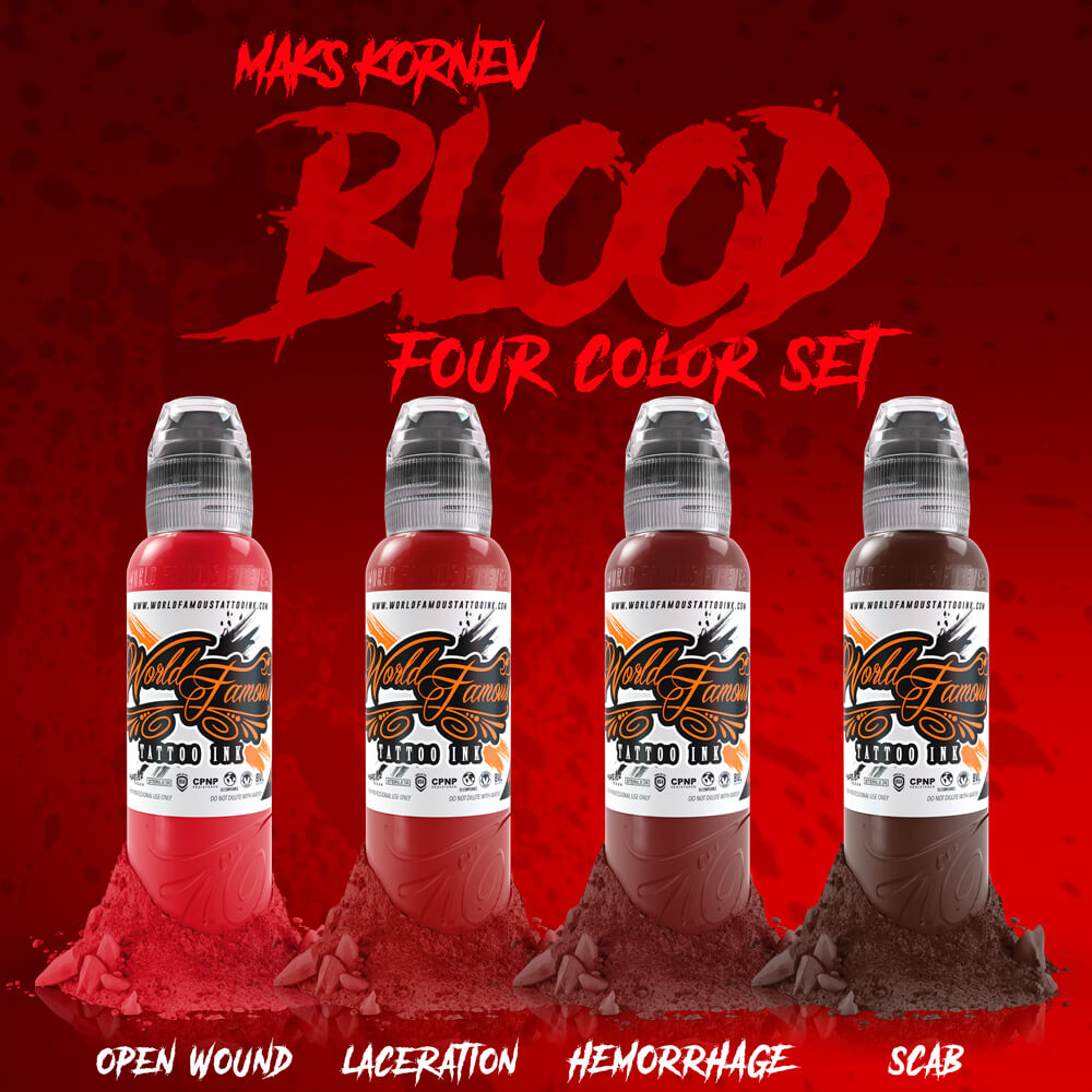 WF Mak's Blood Set — Higher Level Tattoo Supply